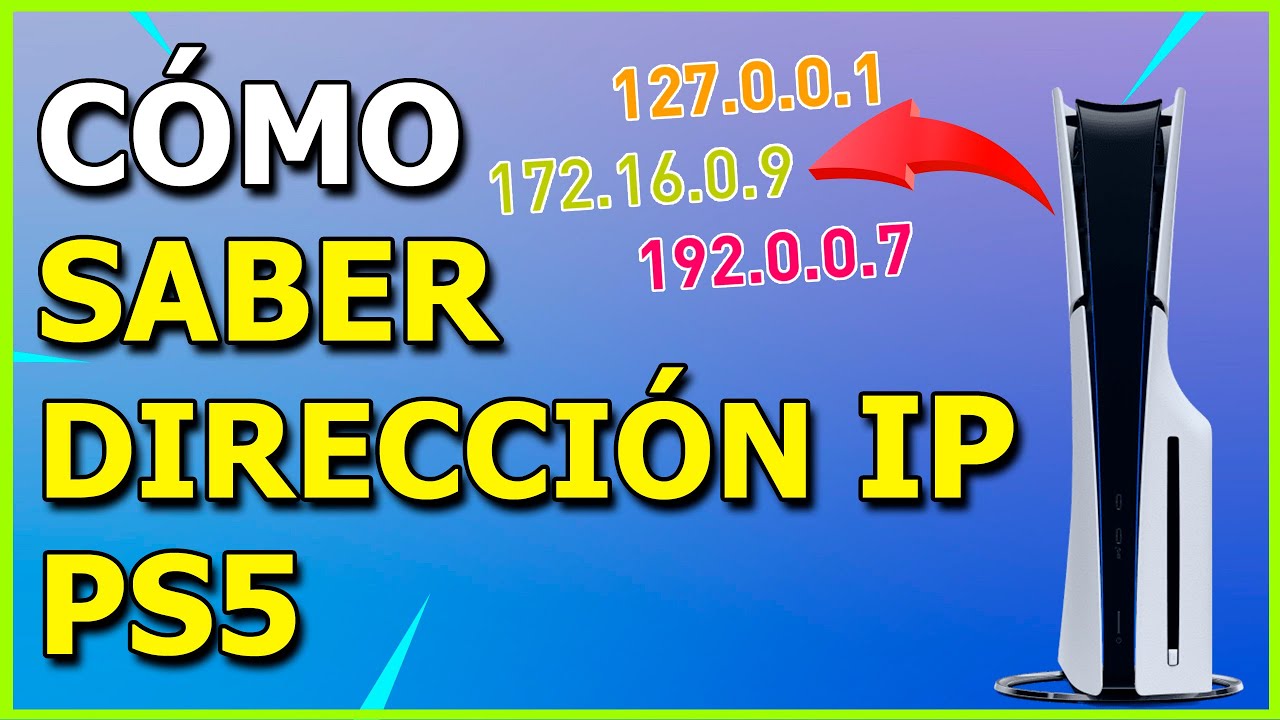 Cómo SABER la Dirección IP en la PS5 🔍 Donde verla (Método Fácil) - YouTube