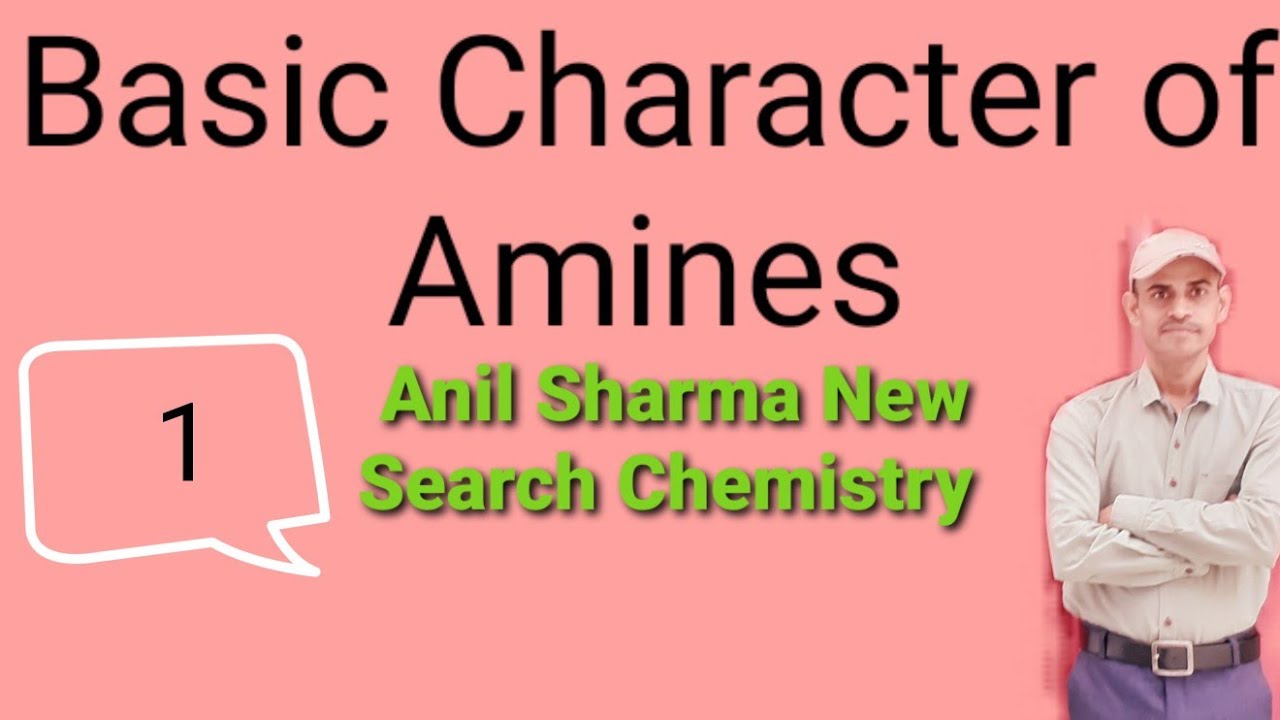 Basic Character of Amines - YouTube