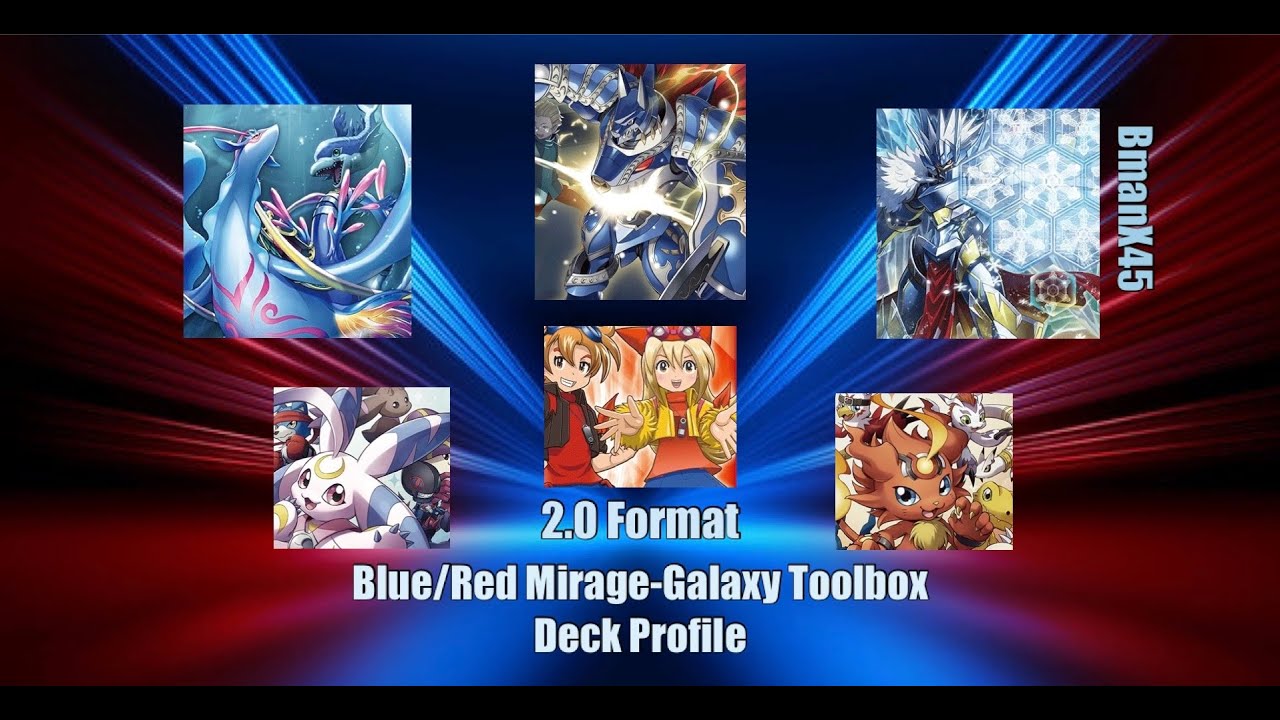 Digimon TCG: Blue/Red Mirage-Galaxy Toolbox Deck Profile 2.0 Format ...