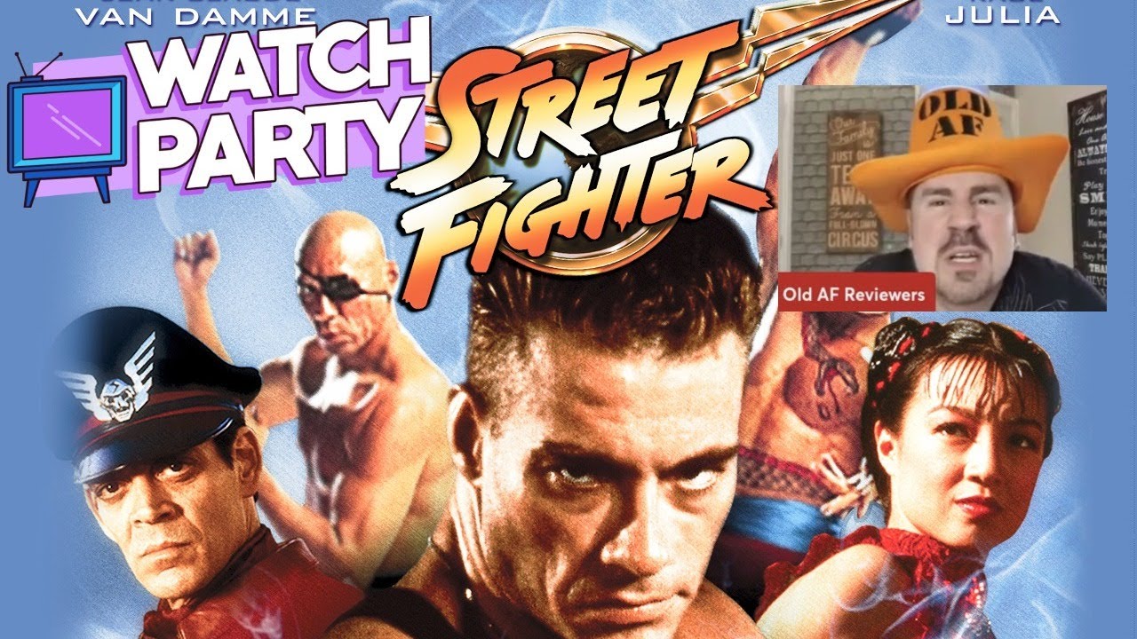 Street Fighter Watch Party with Old AF Reviewers - YouTube