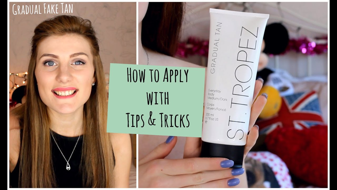 Gradual Fake Tan: How to Apply with Tips & Tricks | cosmochlo - YouTube