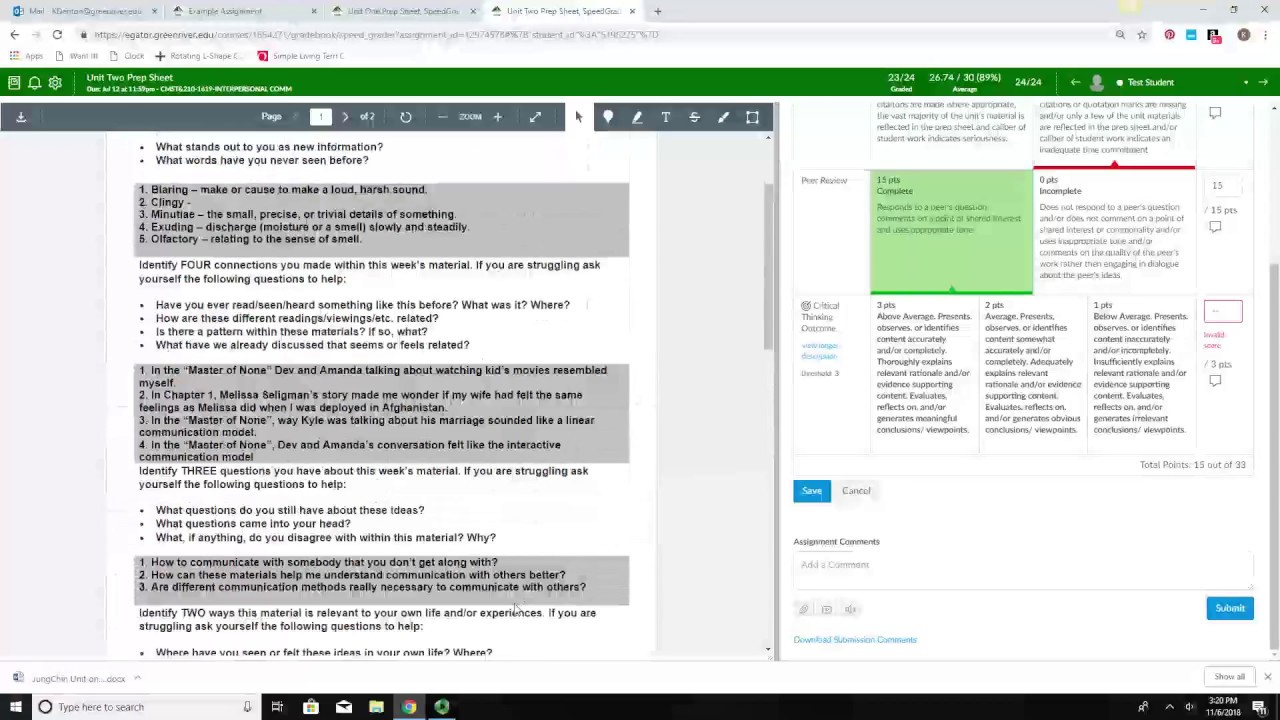 Critical Thinking Campus Wide Outcome Assessment Example CMST - YouTube