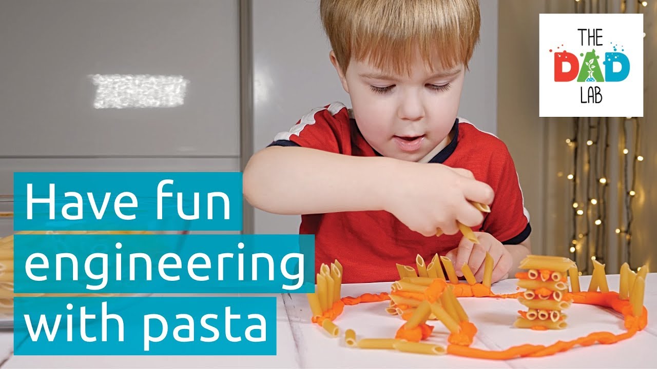 Building With Pasta And Playdough - YouTube
