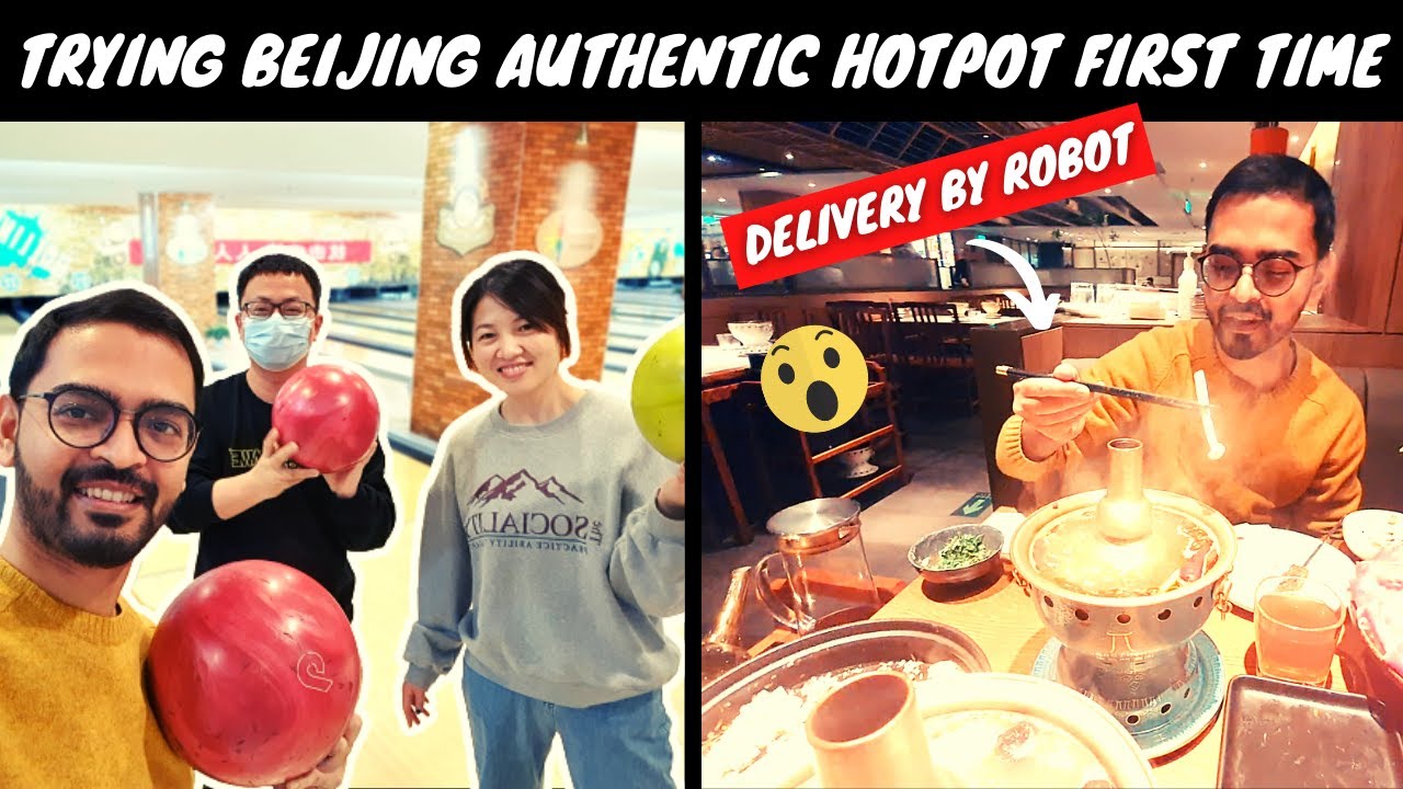 Trying Beijing Authentic Hot pot 火锅 First time | Food Delivery by ...