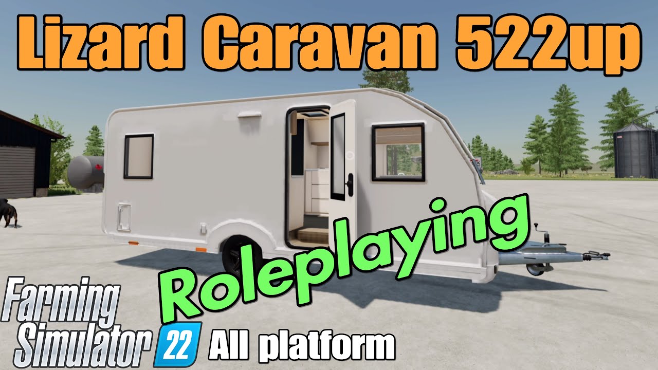 Lizard Caravan 522up / FS22 mod for all platforms - YouTube