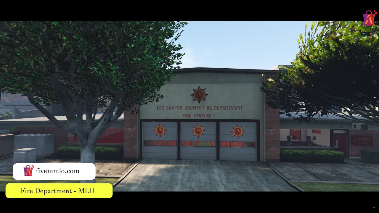 Fire Department MLO | FiveM Fire Station #fivem #firefighter - YouTube