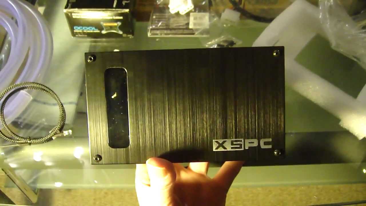 Unboxing XSPC Dual Bay Pump Reservoir V4 Black - YouTube