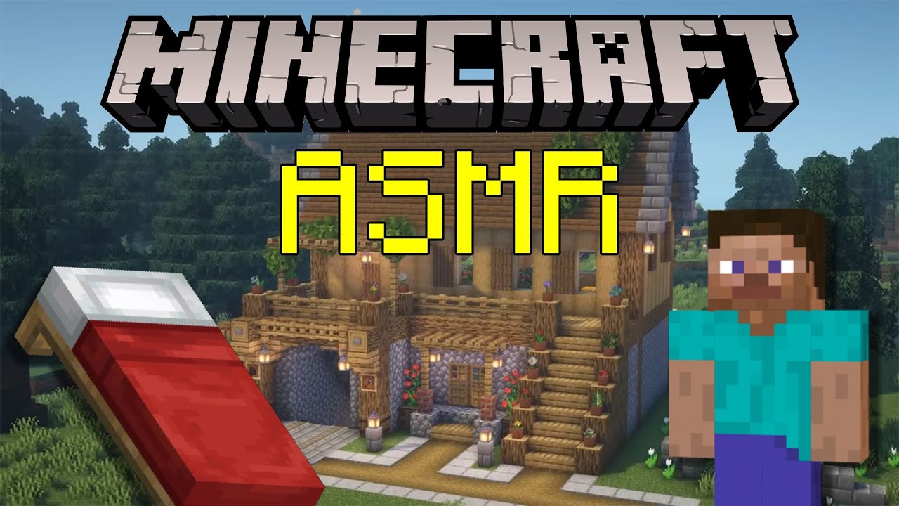 Building you a house in Minecraft ASMR to fall asleep... - YouTube