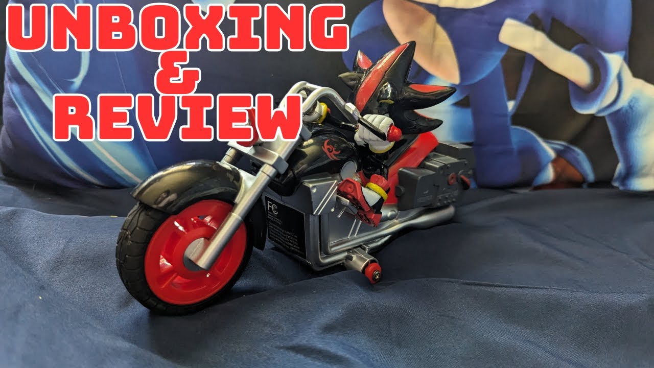 Shadow Motorcycle NKOK Sonic the Hedgehog Unboxing & Review - YouTube