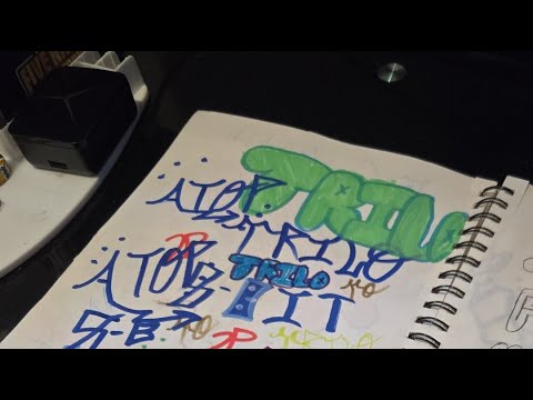 graffiti notebook stream 2 - YouTube