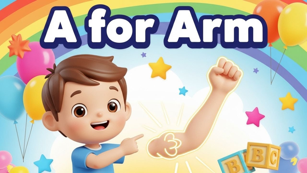 ABC Song | Learn ABC Alphabet for Children | EP6 | Body Part Songs ...