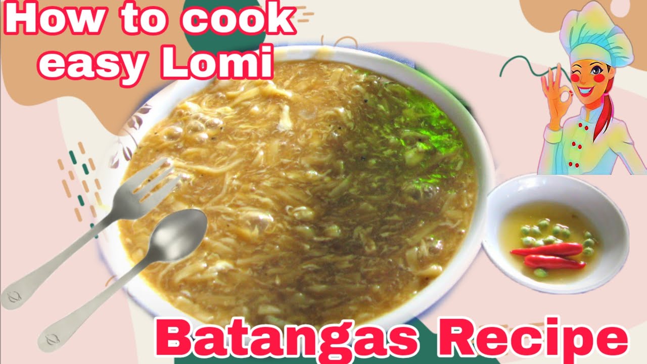 How to cook easy Lomi|Batangas recipe|Simple and easy|Pork Lomi|Taiwan ...