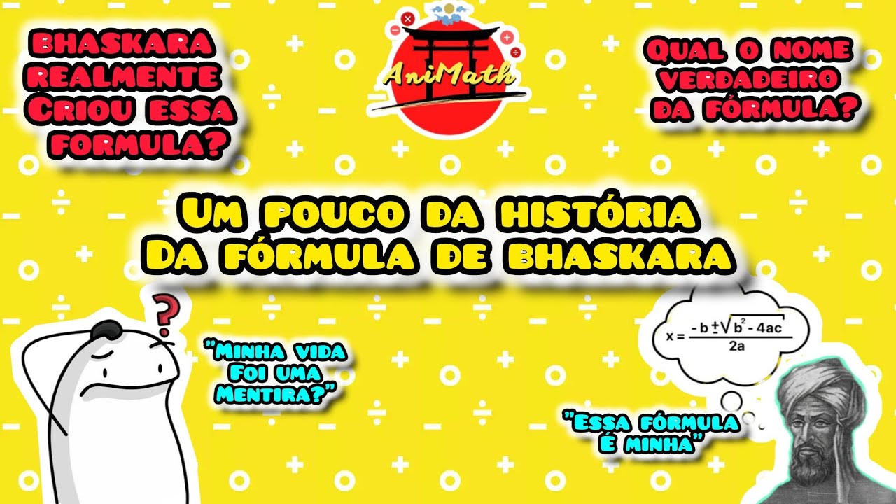 Qual o nome da fórmula de Bhaskara? #matemática #curiosidades - YouTube