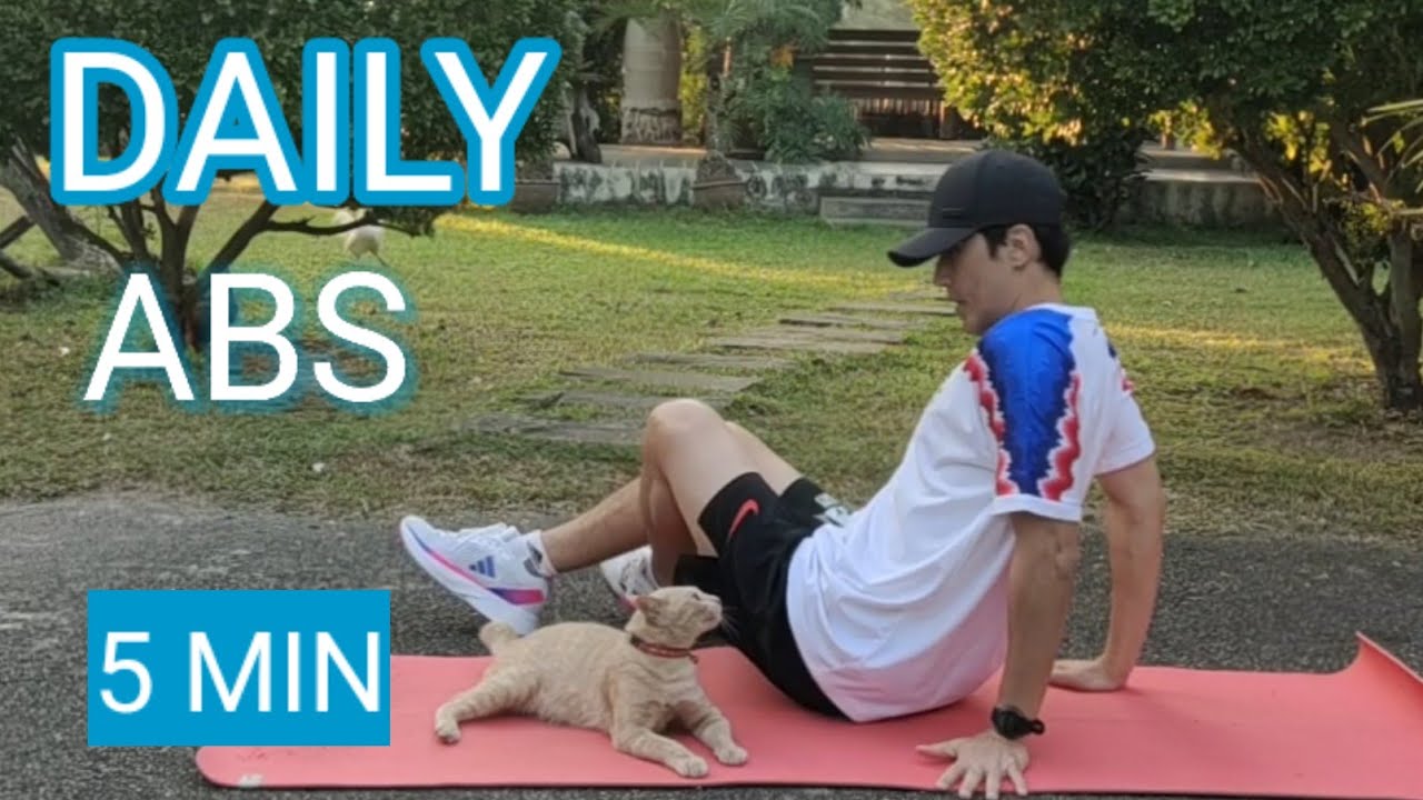 ลองCanดู EP:76/5 MIN DAILY ABS WORKOUT - YouTube