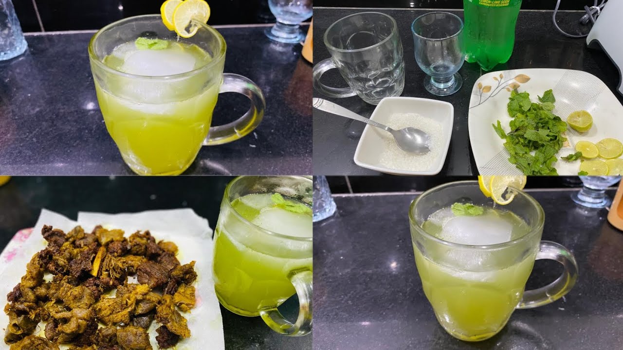 Mint margarita recipe | saher & mom vlogs - YouTube