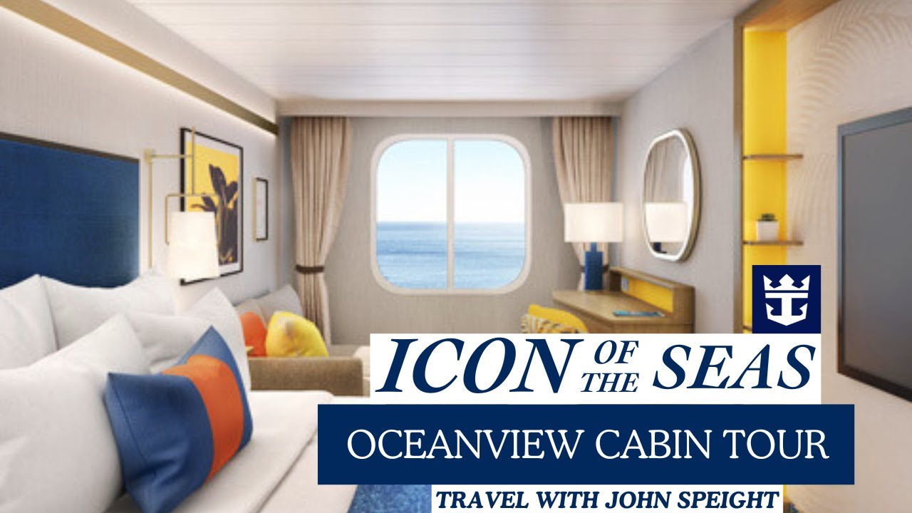 Royal Caribbean's Icon Of The Seas Ocean View Cabin Tour 4596 - YouTube