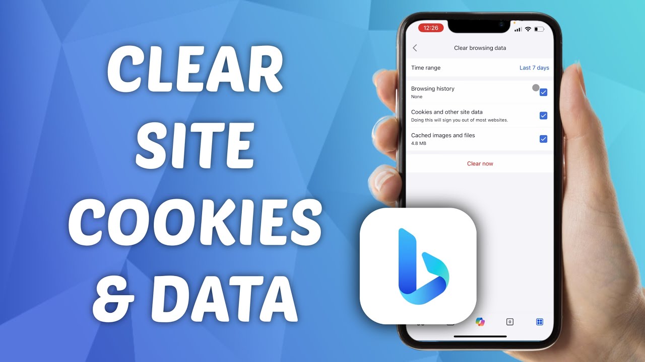 How to Clear Site Cookies and Data on Bing - YouTube