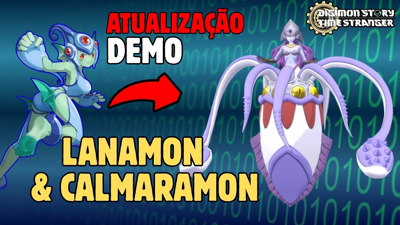 ATUALIZAÇÃO DA DEMO de Digimon: Story Time Stranger! LANAMON E ...