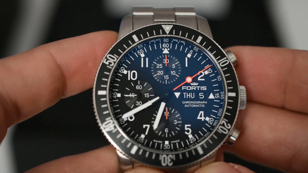 Fortis Official Cosmonaut Chronograph! - YouTube