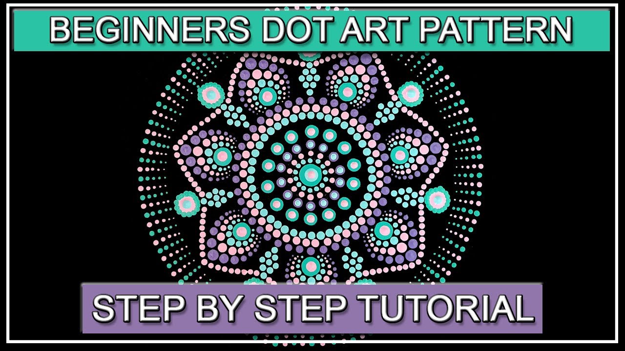Beginners: Dot Art Pattern - Dotting Circles - Part 2 - YouTube
