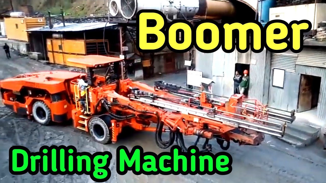 Atlas copco boomer | How to work boomer machine | heavy drilling ...