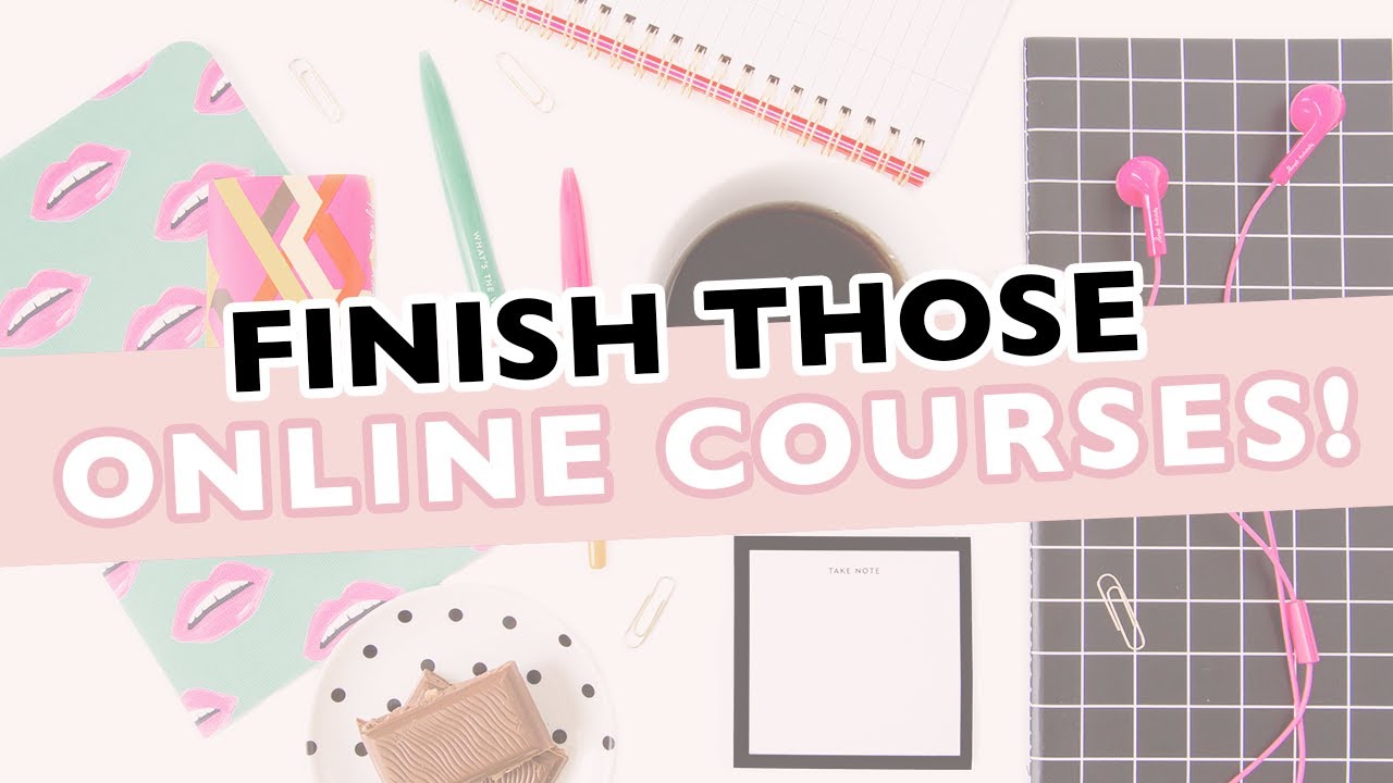 How to Finish those Online Courses you Bought - YouTube