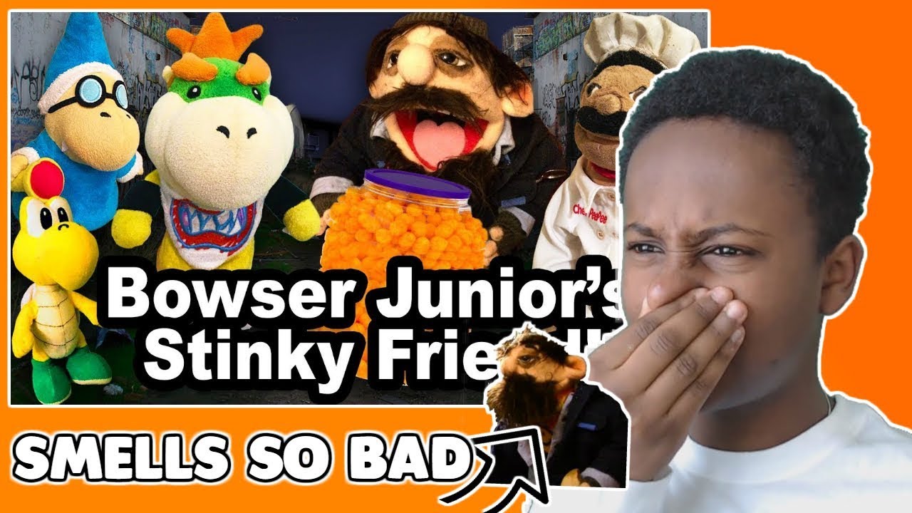 SML MOVIE: BOWSER JUNIOR'S STINKY FRIEND! - REACTION (HOBO FRIEND ...