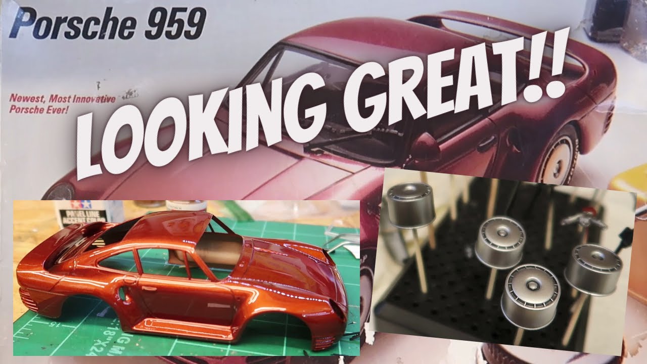 This Porsche 959 kit is so simple but it's looking really good!! - YouTube