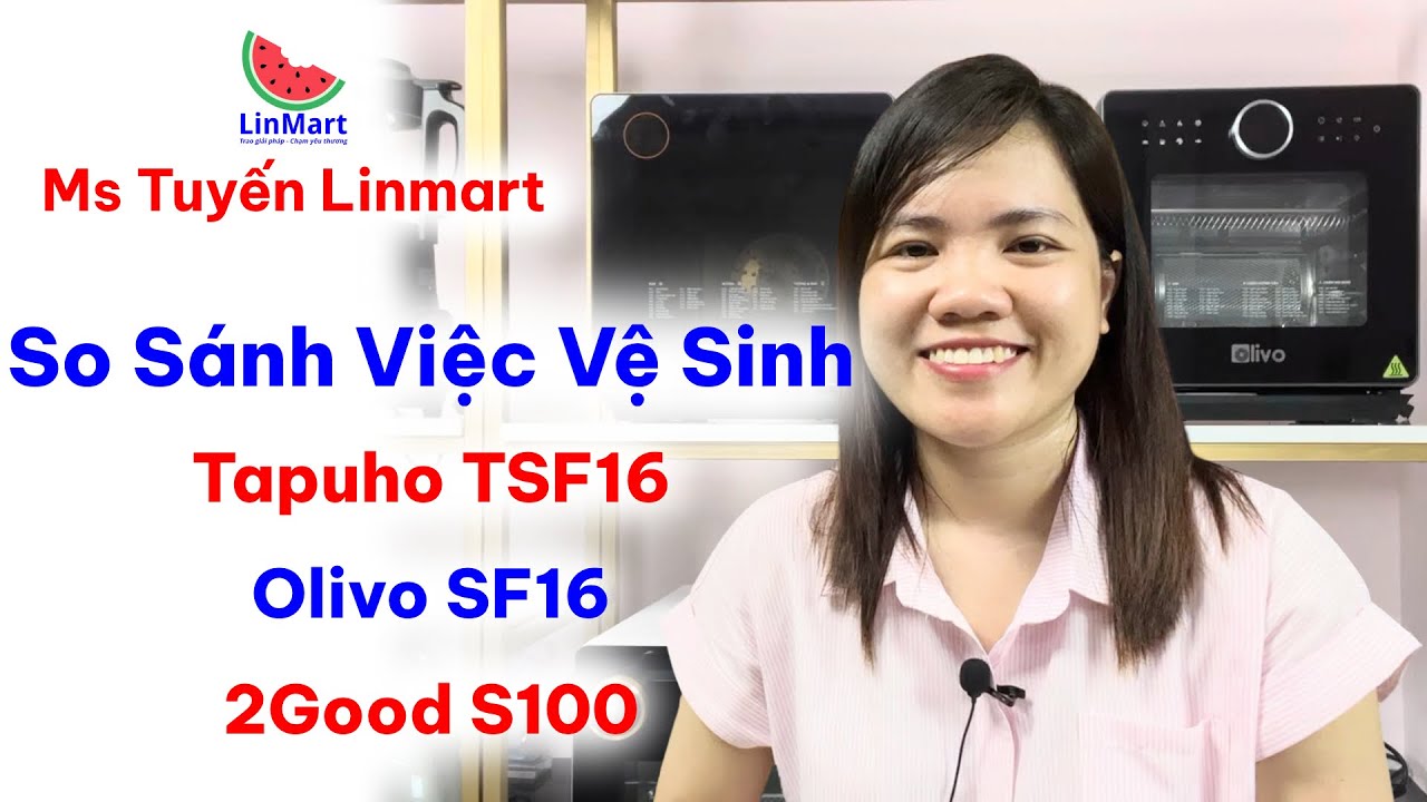 So Sánh về Vệ Sinh Tapuho TSF16, Olivo SF16, 2Good S100 - YouTube