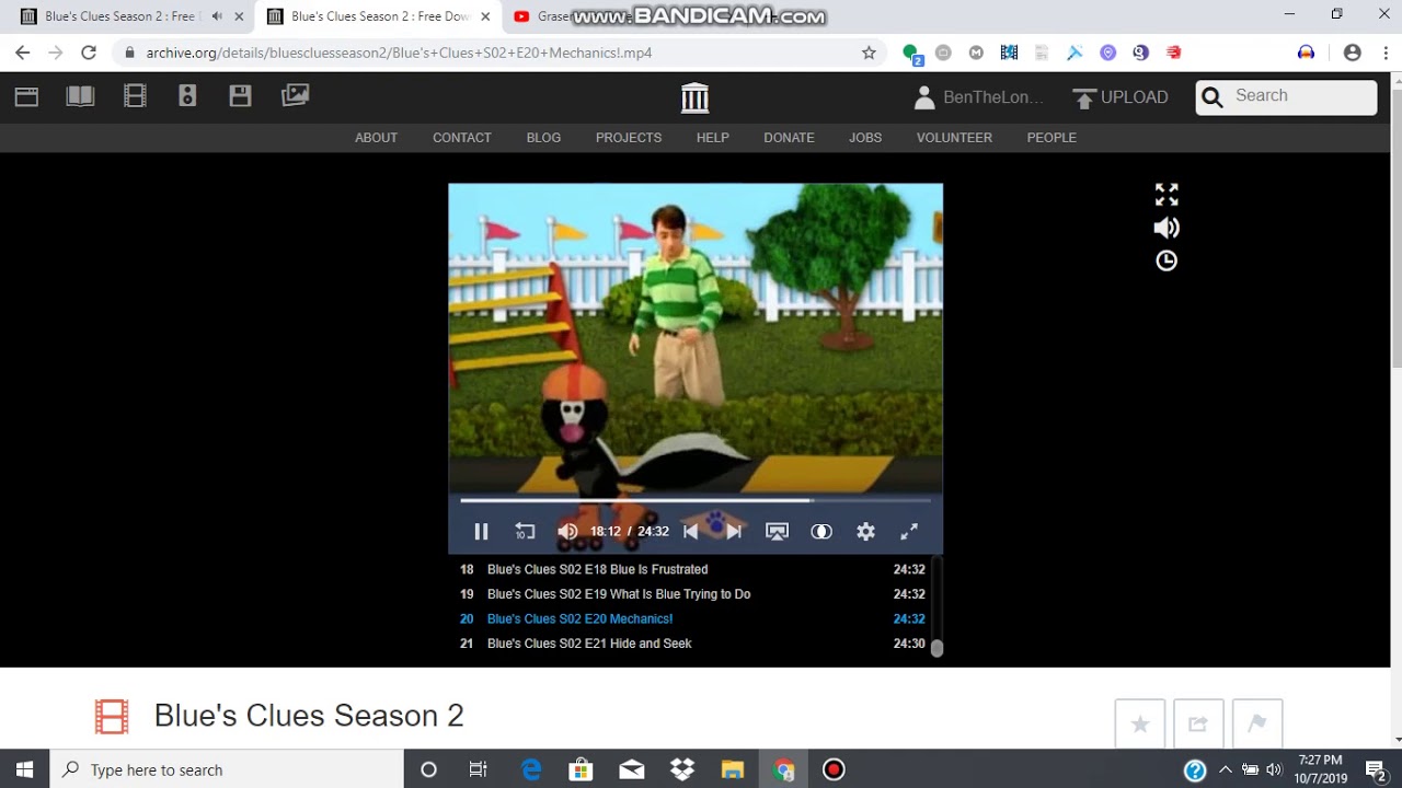 Blue's Clues A Clue A Clue phrase compilation from "Mechanics" - YouTube