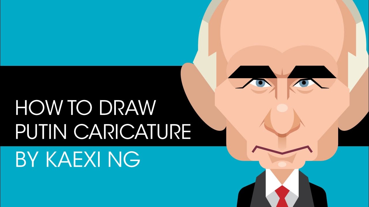Drawing Putin Adobe Illustrator - YouTube