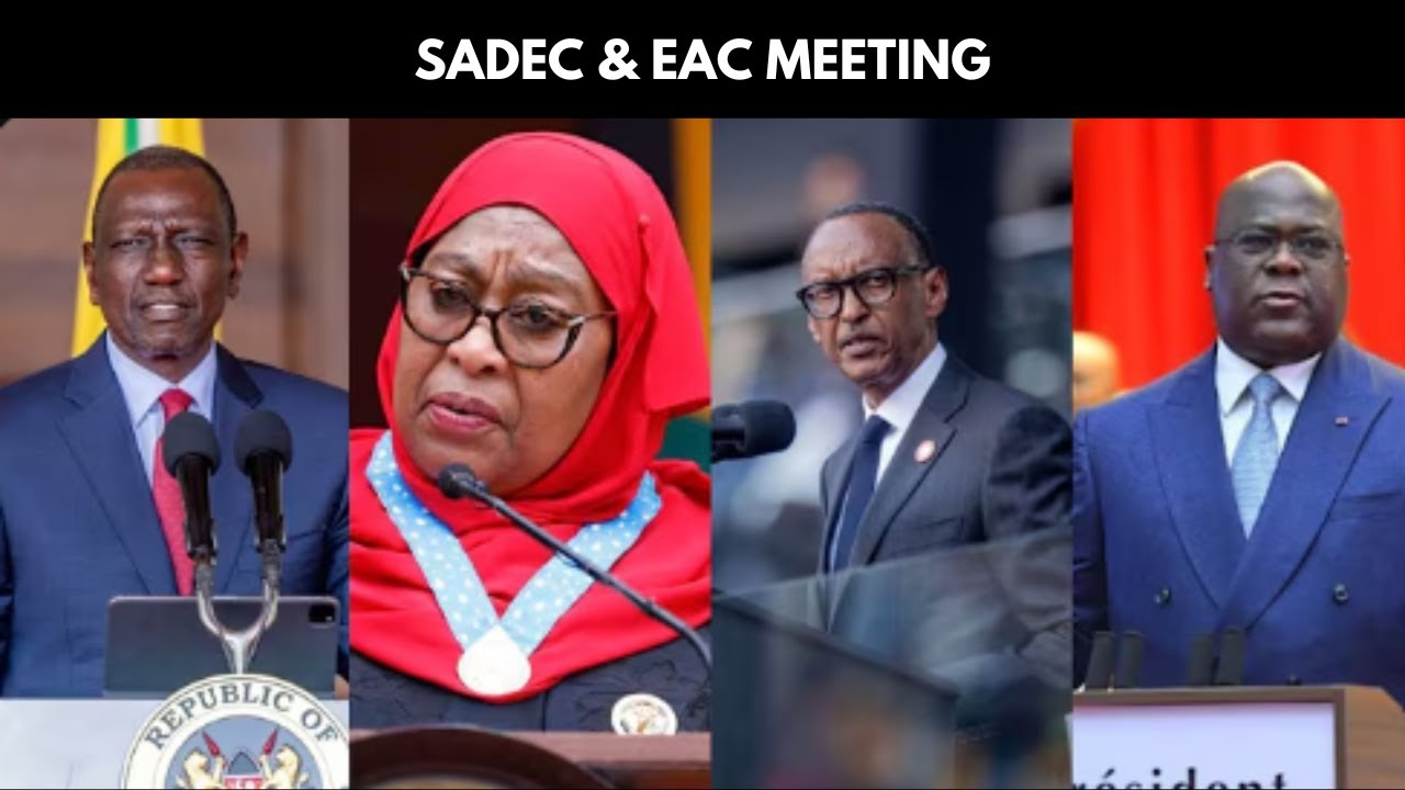 JOINT MEETING EAC & SADEC ON THE POLITICAL SITUATION IN GOMA - YouTube