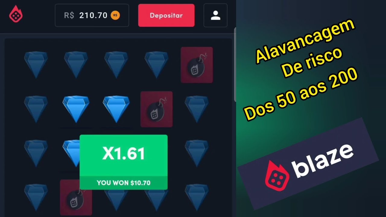 alavancagem de risco na blaze , dos 50 aos 200 banca baixa - YouTube