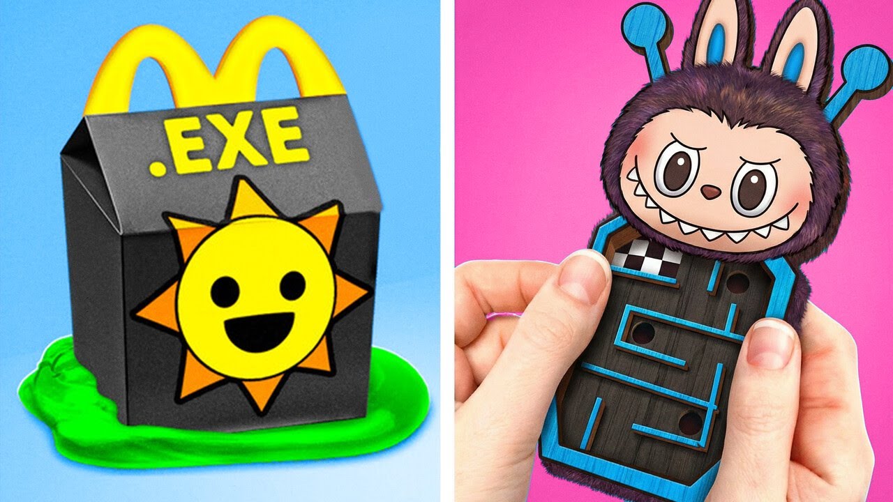 ONLY PAPER & CARDBOARD! 🤯 Creative Labubu & Sprunki DIY Craft Projects ...