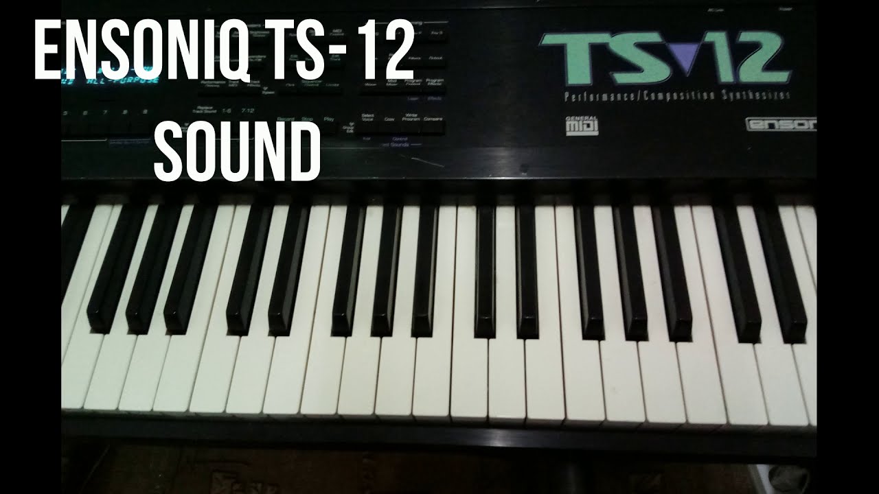 Sound of Ensoniq TS 10-12 - YouTube
