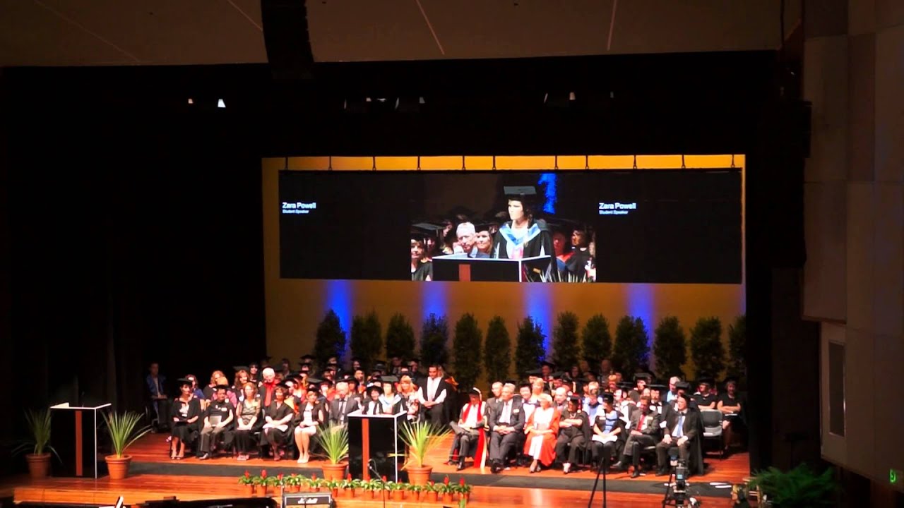 Zara Powell's Graduation Speech 20.3.2013...............Nailed It ...