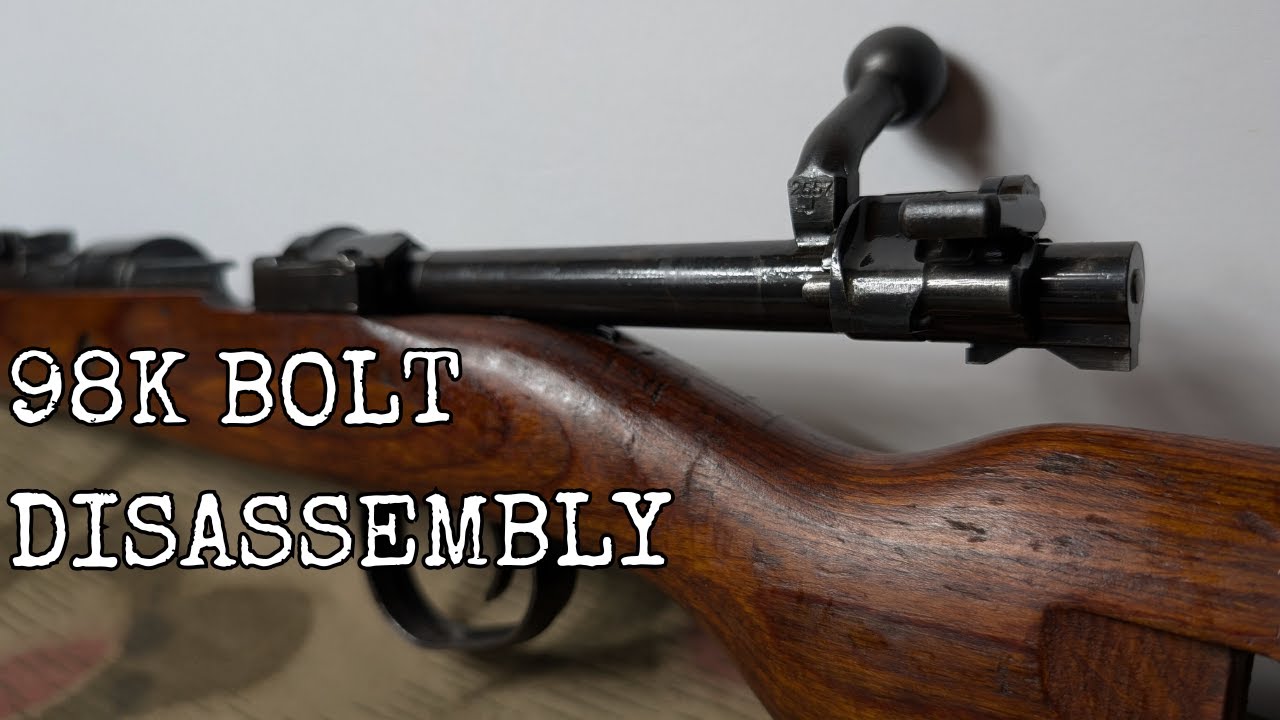 KARABINER 98K BOLT DISASSEMBLY - YouTube