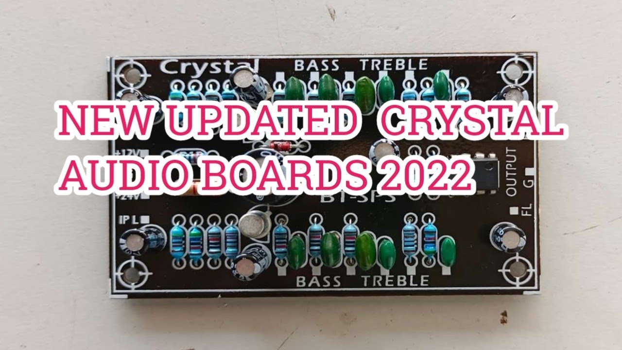CRYSTAL AUDIO BOARDS 2022 - YouTube