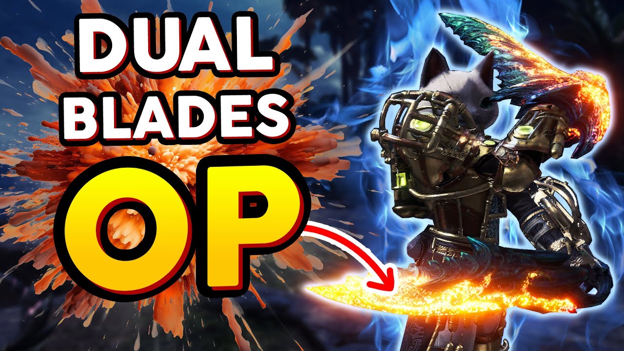 The FASTEST Weapon! UPDATED Dual Blades Guide for Monster Hunter World ...