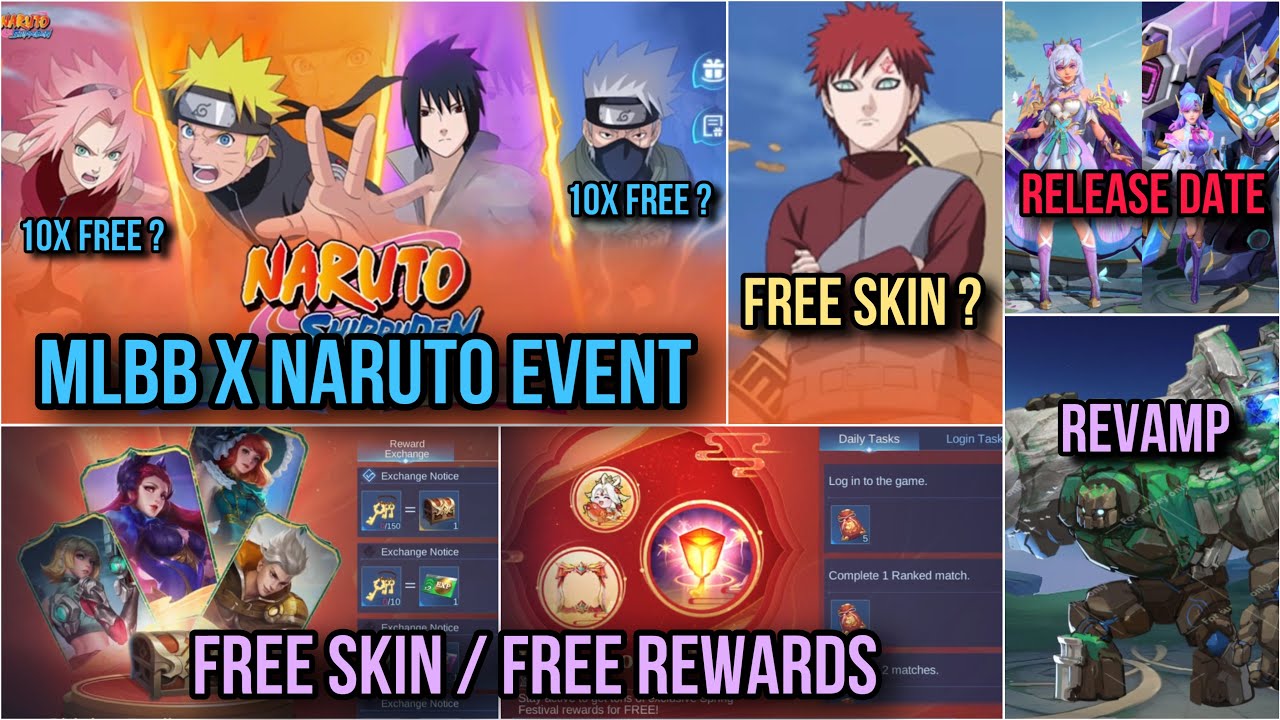 Naruto Collab မှာ Free ရမဲ့ Skin Event အကြောင်း Free Skin Event အသစ ...