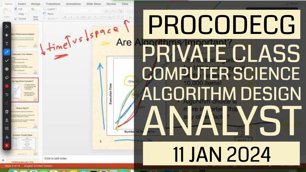 ProCodeCG - Computer Science Private Class - Algorithm Design Analyst ...