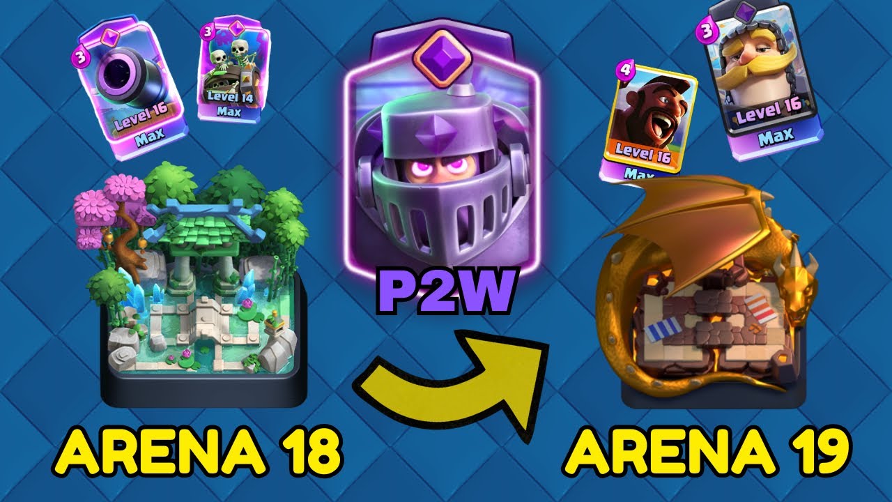 Using LEVEL 16 cards in ARENA 18 (P2W) - YouTube