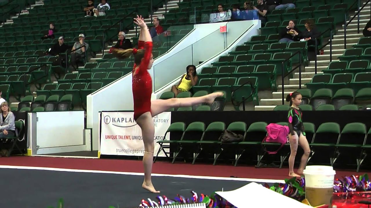 Kaitlyn Hall FX Opt. Elite Qual. 2011 WOGA CLASSIC.MTS - YouTube