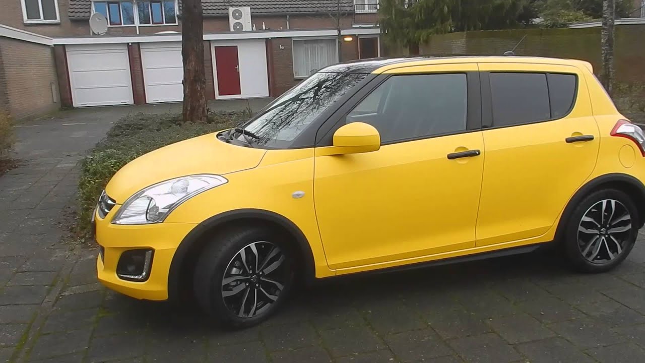 Suzuki Swift yellow matte - YouTube