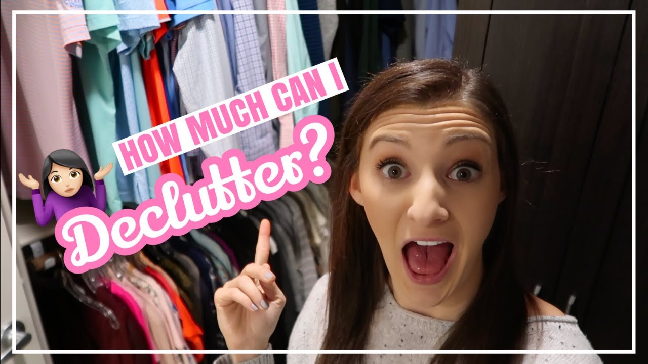 MINIMALISM? CLOSET DECLUTTER & ORGANIZATION TIPS // How I Decluttered ...