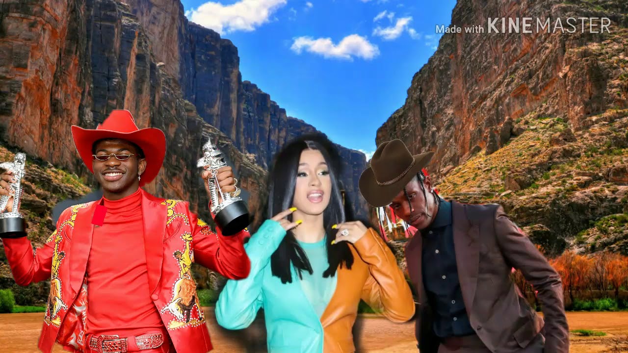 Lil Nas X ft Travis Scott and Cardi b- Rodeo remix - YouTube