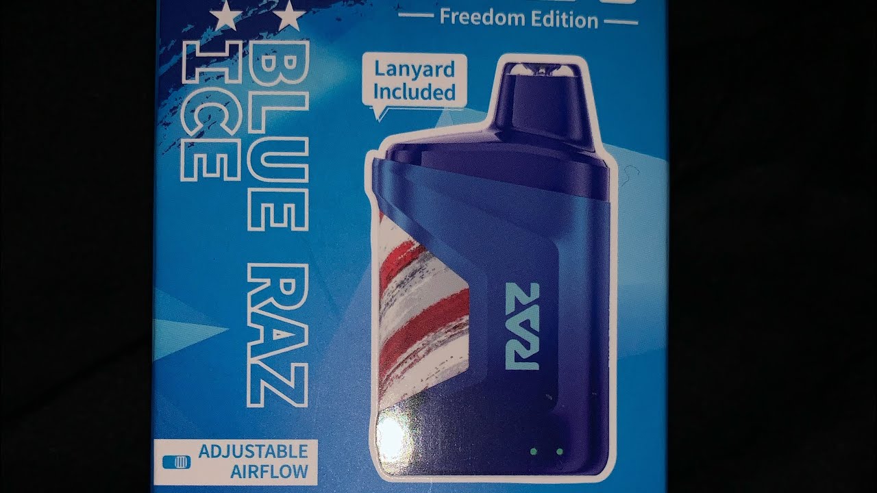 RAZ 6K FREEDOM EDITION “Blue Ra z Ice” flavor vape review #vape # ...
