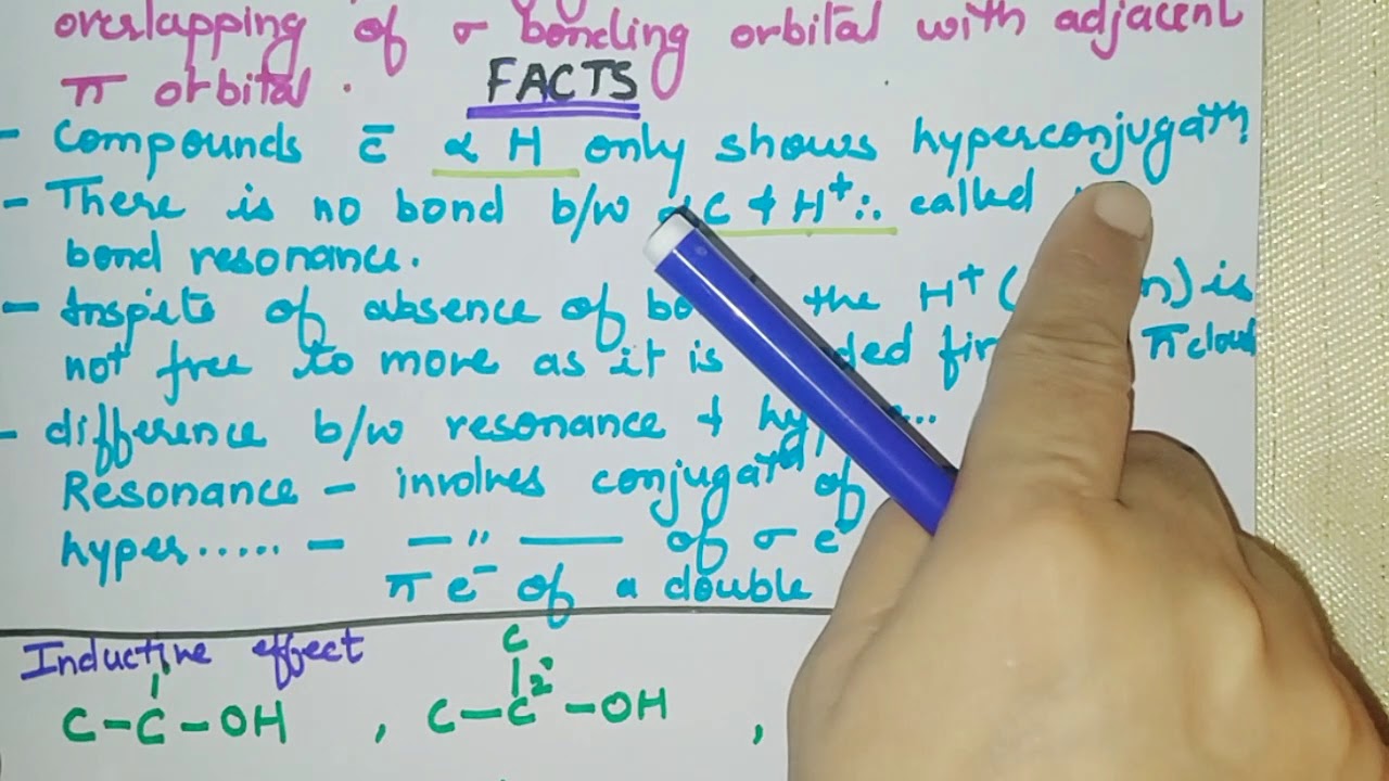 Hyperconjugation - Class 11 - YouTube