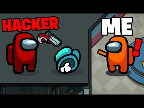 So a HACKER JOINED MY AMONG US GAME.. (really funny)