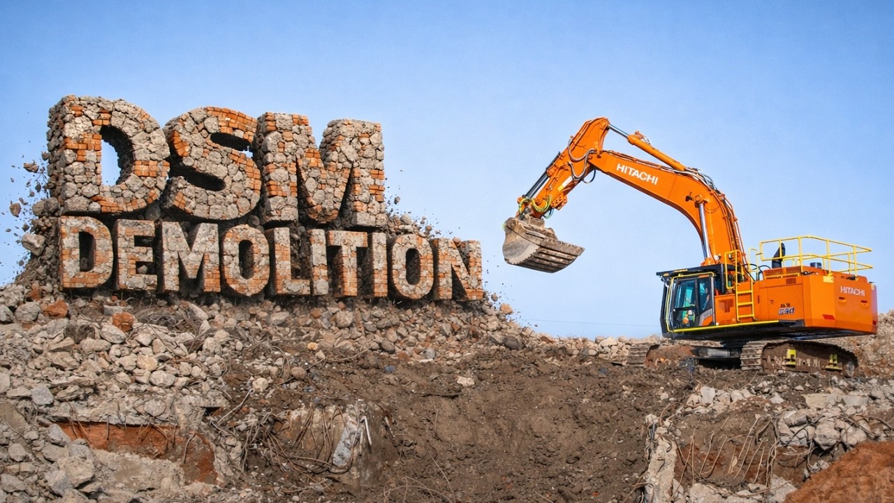 DSM Demolition Tackle Powerstation Demo - YouTube